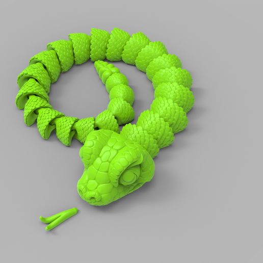 arquivo 3D Snake Toy STL file 🐍 ・ideia de impressão 3D para download・Cults