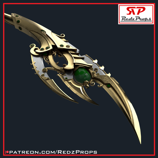 🖨️ 1602 Loki Scepter Cosplay Prop・ 3D File for 3D printing・Cults
