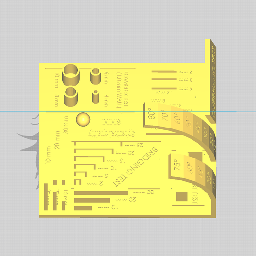 🖨️ 3D PRINTER ALL-IN-ONE QUALITY TEST・ OBJ File for 3D printing・Cults