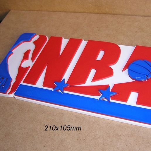 🏀 NBA, basketball, poster, sign, signboard, logo, print3d, league ...
