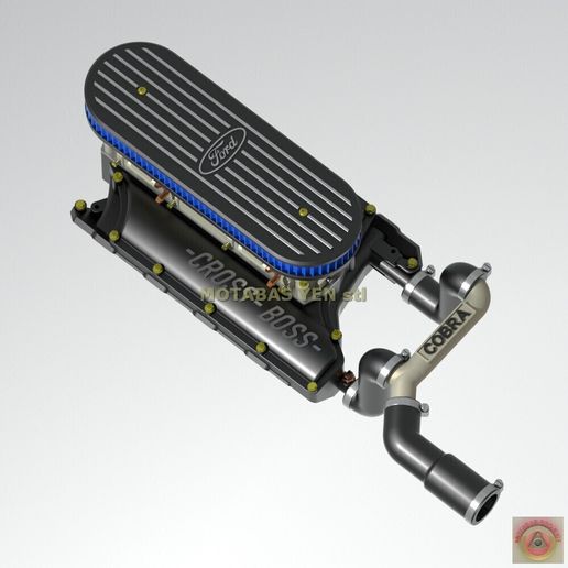 🚙 FORD CROSS BOSS - INTAKE MANIFOLD・ STL File for 3D printing・Cults