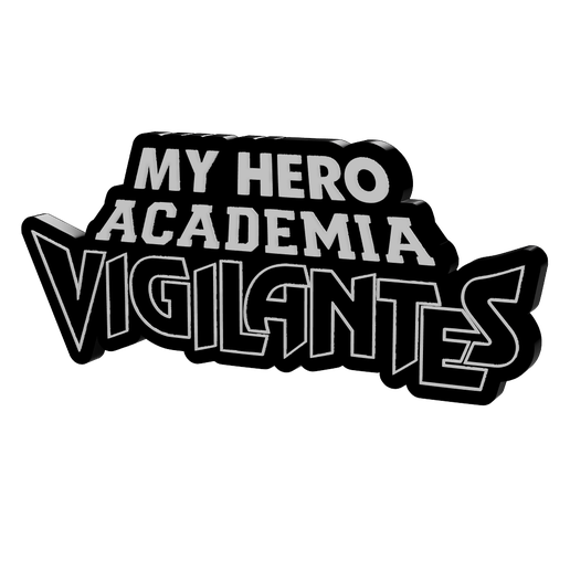 👾 3D MULTICOLOR LOGO/SIGN - My Hero Academia: Vigilantes・ STL File for ...