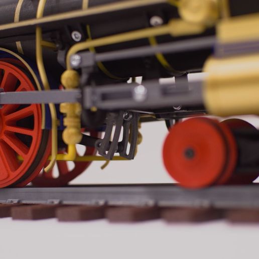 😤 CPRR. #60 Jupiter 4-4-0 Steam Locomotive 1:22.5・ 3D File for 3D ...