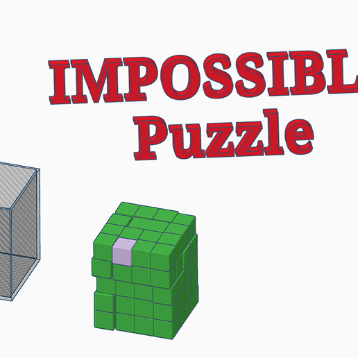 3D file DBX Impossible Puzzle HARD+ Stl for 3D Printer 🧩 ・Template to ...