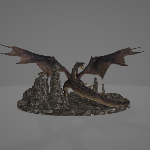 👹 MONSTER HUNTER FATALIS FIGURE・ STL File for 3D printing・Cults
