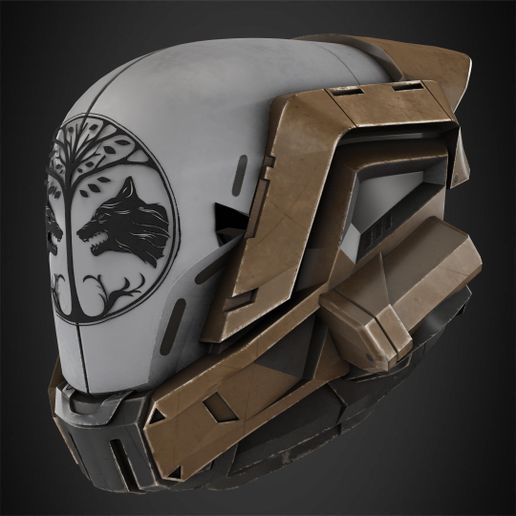 🪖 Destiny Titan Iron Regalia Helmet for Cosplay・ STL File for 3D ...