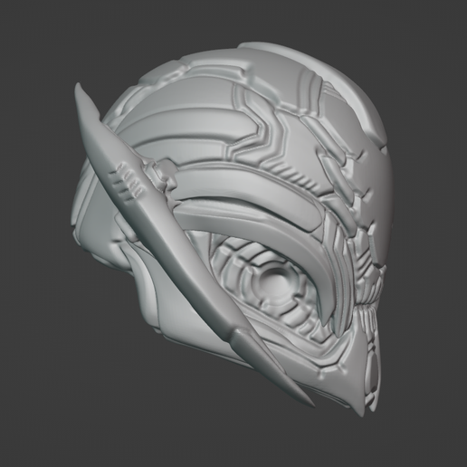 🤖 AI Overlord 1/12 Headsculpt・Free STL File for 3D printing・Cults