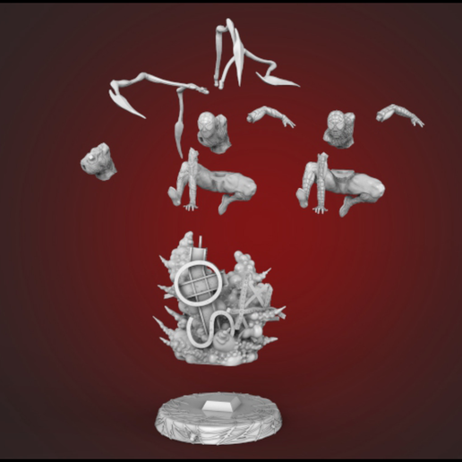 STL file Spider Man Explosion 🕷️ ・3D printing template to download・Cults