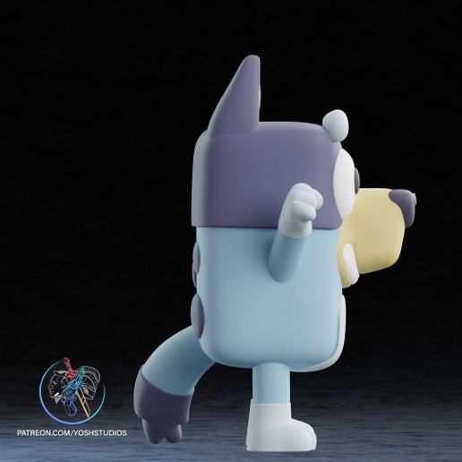 🖨️ Life Size Bluey & Bingo Bundle 3D Printer STL File・ 3MF File for 3D ...