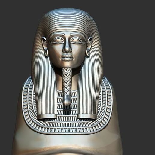🤴 golden Ushabti statue tutankhamun 3d printable model・ 3D File for 3D ...