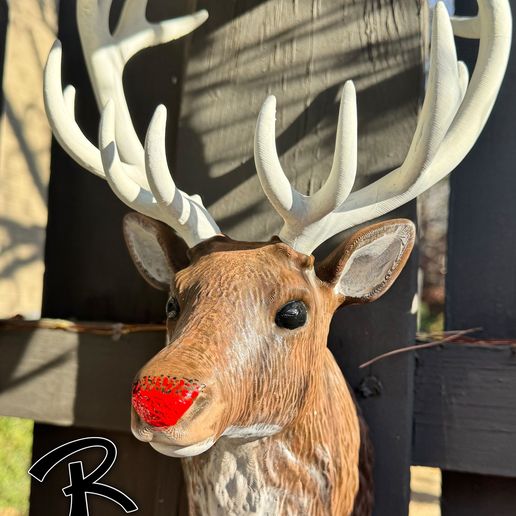 🦌 Reindeer (Wall Mount)・ 3D File for 3D printing・Cults