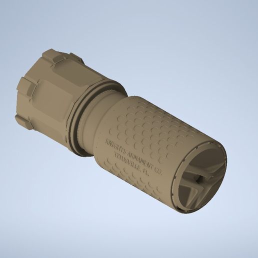 🔫 KAC QDC/MCQ Mock Suppressor Tracer Unit w Shroud. KS1/L403A1-AIW・ STL ...