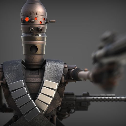 🤖 ig-11 from mandalorian 3D print model・ STL File for ・Cults
