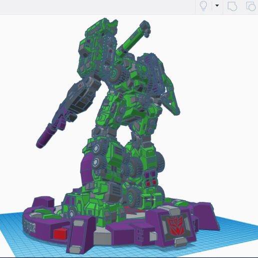 Archivo STL DECEPTICONS - CONSTRUCTICONS PART 03 DEVASTATOR 🤖 ・Objeto ...