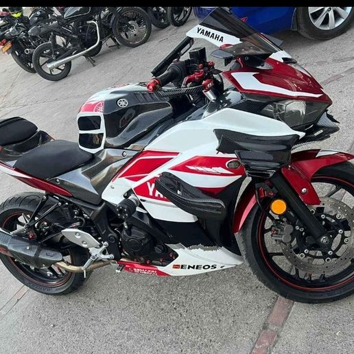 STL file Super Lightweight Spoiler for Yamaha R3 Model 2017 - 2020 🛞 ...