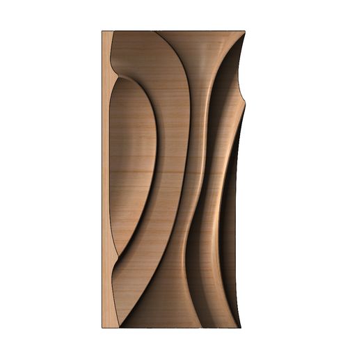 STL file Panel river wave wall art relief sculpture 3D print model 🌊 ...