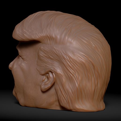 🎧 Donald Trump Headphone Stand・ STL File for 3D printing・Cults