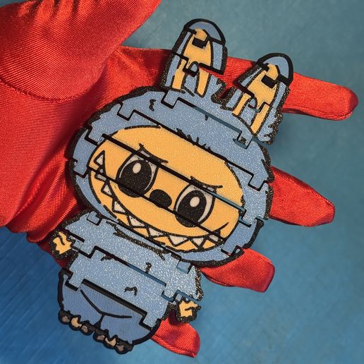 👌 Flexi Labubu・Free 3MF File for 3D printing・Cults