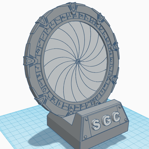 Archivo STL Soporte Stargate tel scg 📱 ・Modelo imprimible en 3D para ...