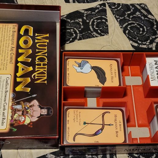 📦 Munchkin Box Organizer for Sleeved Cards・ STL File for 3D printing・Cults