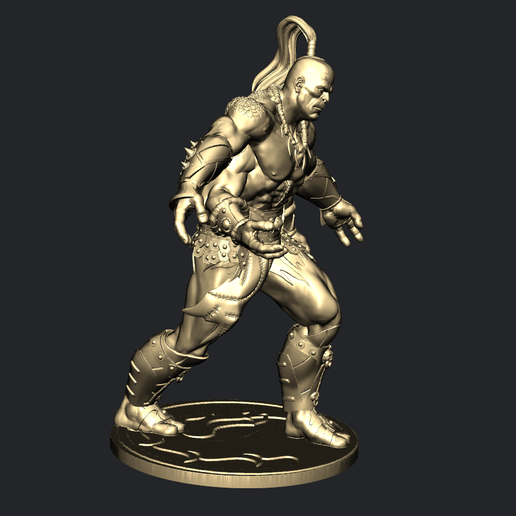 Archivo STL gratis Goro 3D modelo STL FBX 3mf archivo para 3D Print CNC router tallado modelo de ...