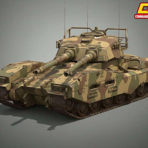 🦣 Mammoth MBT Mk.I - GDI Heavy Assault Tank (Command & Conquer Style ...