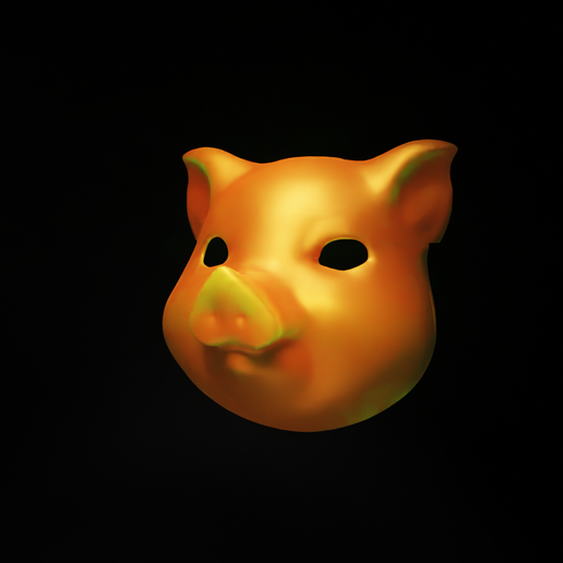 🐖 Animal Pig Face Mask - Animal Cosplay Helmet 3D print model・ STL File ...