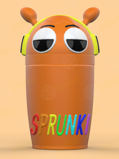 🧸 SPRUNKI NARANJA VASO (OREN)・ OBJ File for 3D printing・Cults