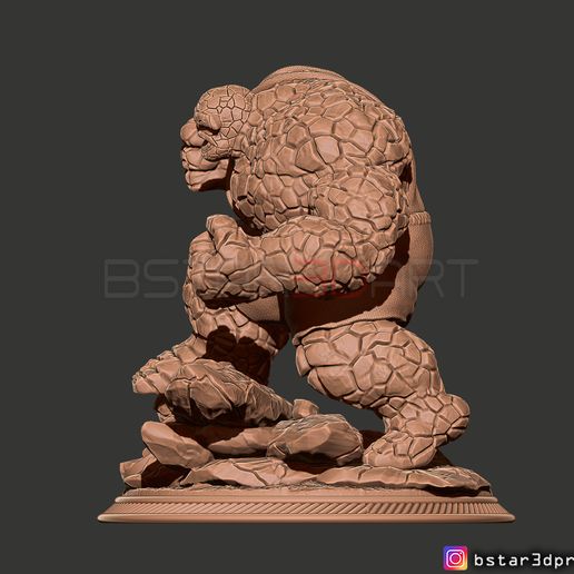 🦾 The Thing High Quality - Fantastic Four - Marvel Comic・ STL File for ...