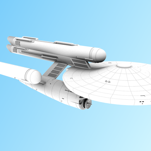 🖖 TOS Dreadnought Class・ 3D File for 3D printing・Cults