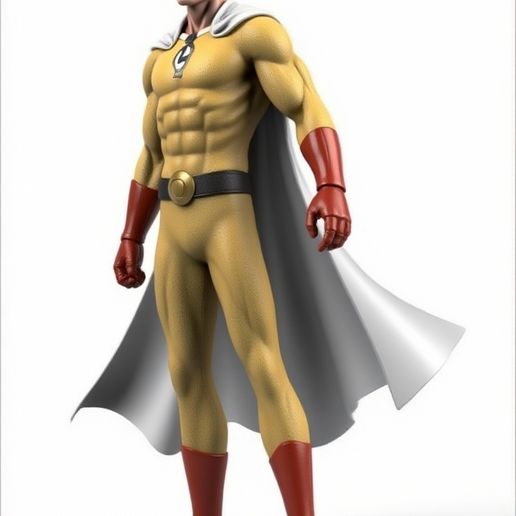 👊 one punch man - Saitama mode : serious・Fichier STL pour Impression 3D ...