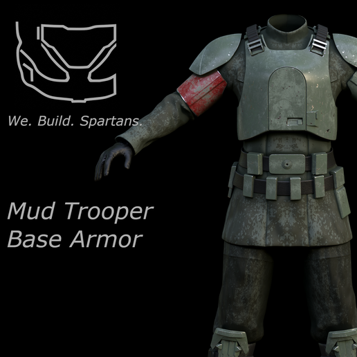 🎭 Imperial Mud Trooper armor 3d print files・ 3D File for 3D printing・Cults