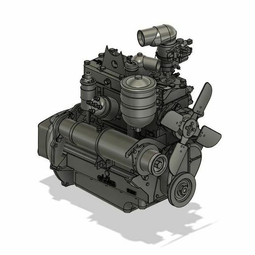 🚗 jeep willys engine L134・ STL File for 3D printing・Cults