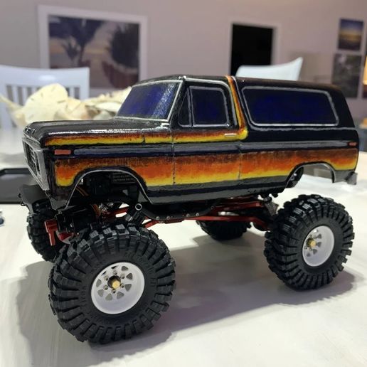 🚙 SCX24 1979 Ford Bronco Body Kit・ STL File for 3D printing・Cults