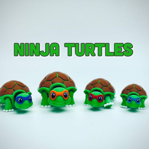 🥷 Ninja Turtle・ STL File for 3D printing・Cults