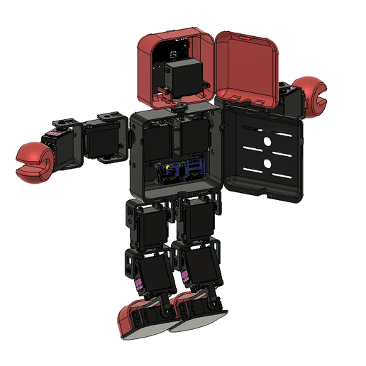 🤖 Humanoid Robot for Microbit with 10 kg Servomotors (MG996R) or ...