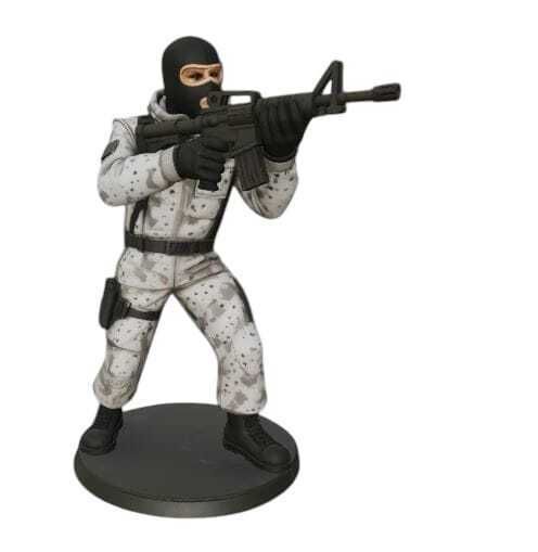 🔫 counter strike 1.6 cs half life x 8 complete collection・ STL File for ...