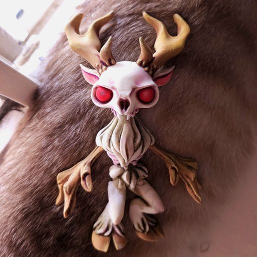 💀Articulated Wendigo💀・ STL File for 3D printing・Cults