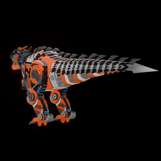 🦖 T-Rex Mech 3D Model - Print-Ready & Textured・ STL File for 3D ...