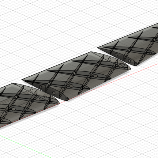 🛩️ RC Airplane Wing (NACA 2412) – Lightweight Ribbed Design, 7mm Spar ...