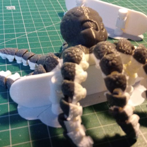 🤏 Flexi small octopus STL print in place・3D Print with the Artillery ...