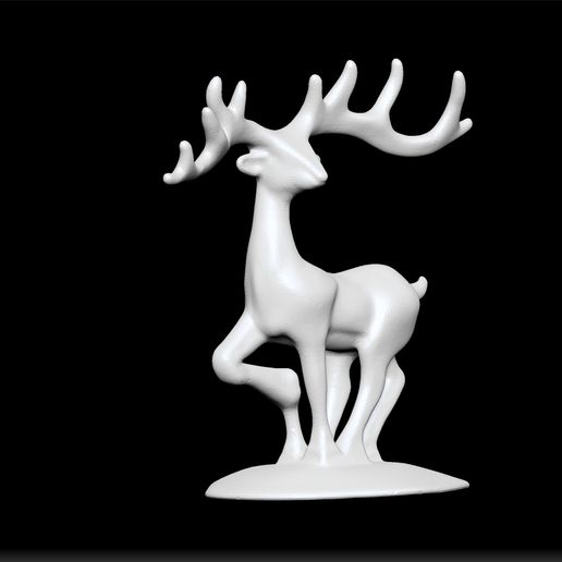 🦌 Deer - Deer decoration・ STL File for 3D printing・Cults