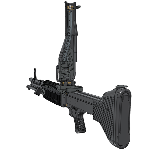 🔫 M60 Machine Gun Prop 1:1・ 3D File for 3D printing・Cults