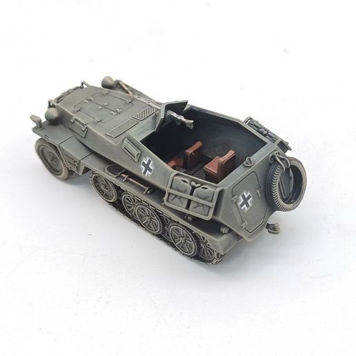 🇩🇪 Half-track Sd.Kfz.250/1 Leichter Schützenpanzerwagen + Crewmen ...