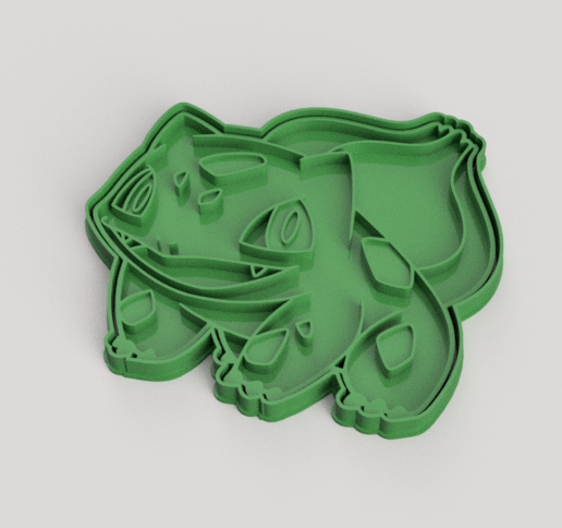 STL file Bulbasaur Cookie Cutter 🍪 ・Template to download and 3D print・Cults