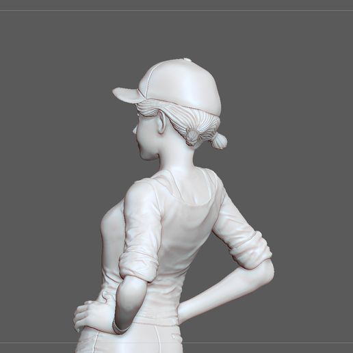 🚶 CLEMENTINE WALKING DEAD TELLTALE CLEM PRINTABLE STATUE NO TEXTURE ...