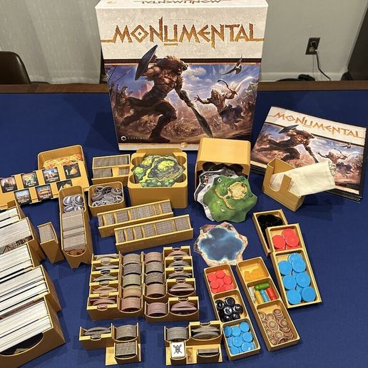 🎲 Monumental Board Game Insert Retail Edition + Both Expansions (Lost ...