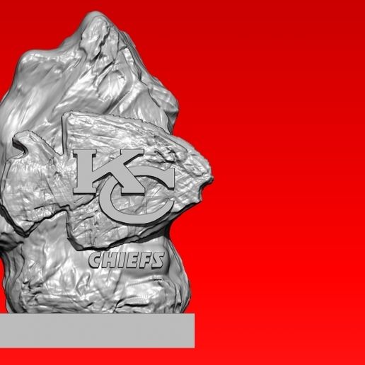 🏙️ NFL - Kansas City Chiefs football statue decor - 3d Print・ 3D File ...