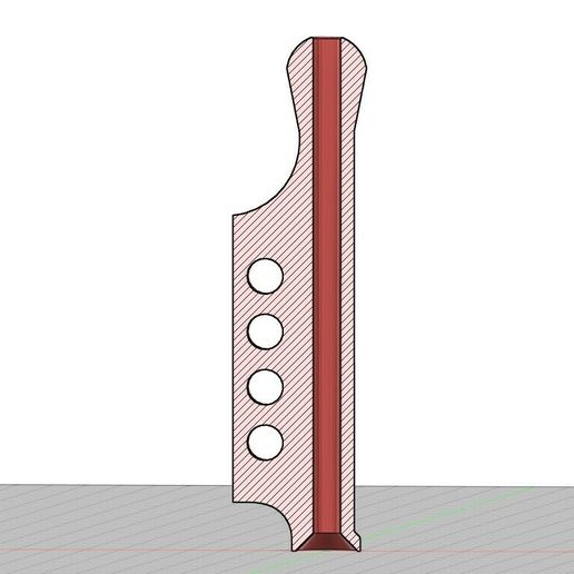 👃 SNIFFER TUBE /w BLADE 3D PRINT・ STL File for ・Cults