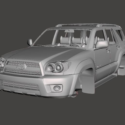 🚗 Toyota 4runner 2009 Limited EDITION 4x4・ STL File for 3D printing・Cults